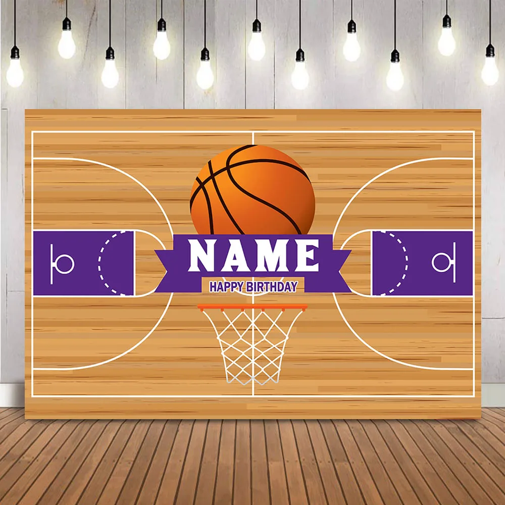 Basketball-Birthday-Party-Customize-Name-Backdrop-Boy-Child-Anniversary ...
