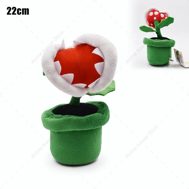 Video Game Plush Toy Super Mario Piranha Plant Plush Toy - 9 Inch Soft ...