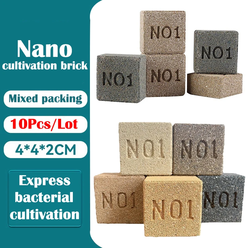 10Pcs/Lot Aquarium Nano-bacteria Bricks Filter Material Nitrifying ...