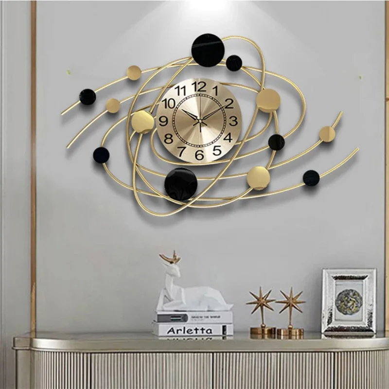 Fashion-Light-Luxury-Watch-Living-Room-Large-Wall-Clock-Home-Decoration ...