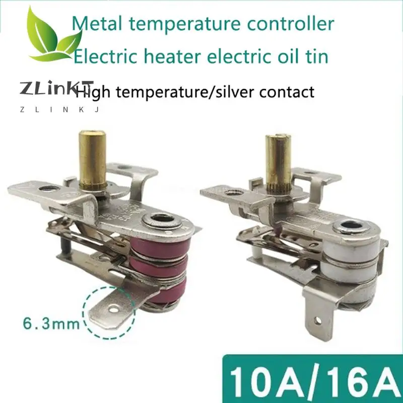 AC 250V 10A 16A High Temperature Switch Oven Thermostat Home Bimetallic ...