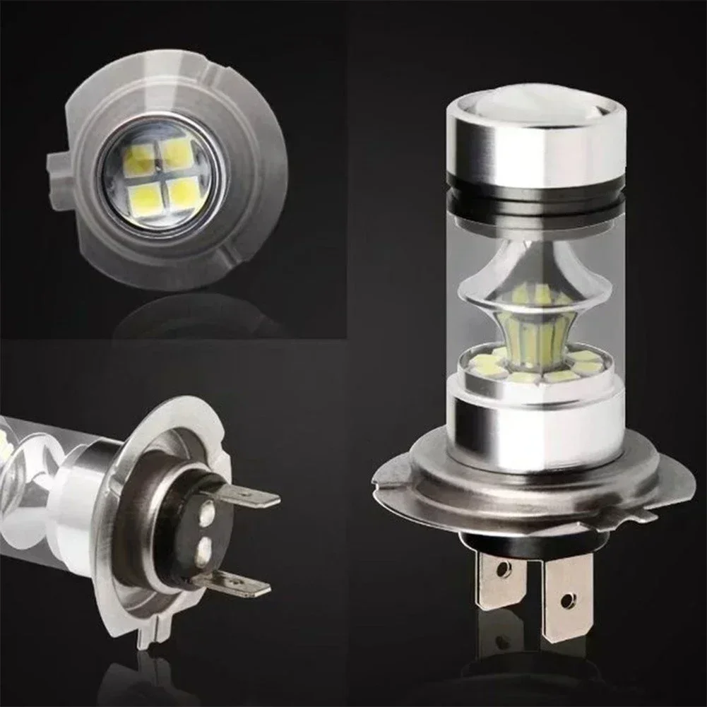 2PCS-H7-LED-Headlight-Kit-Bulbs-High-Low-Beam-100W-6000K-Super-White ...