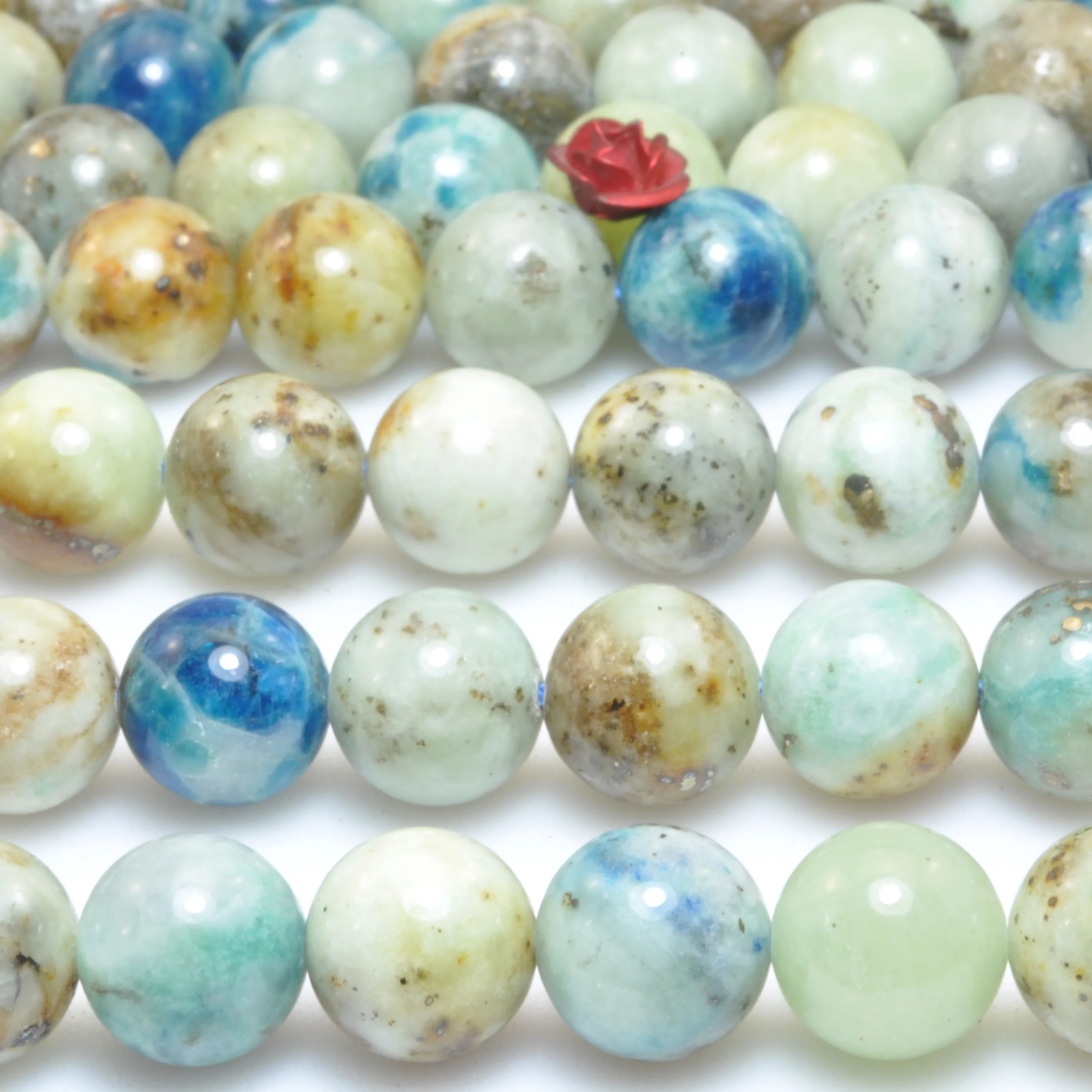 Natural-Blue-Hackmanite-Smooth-Round-Beads-Loose-Gemstones-Wholesale ...
