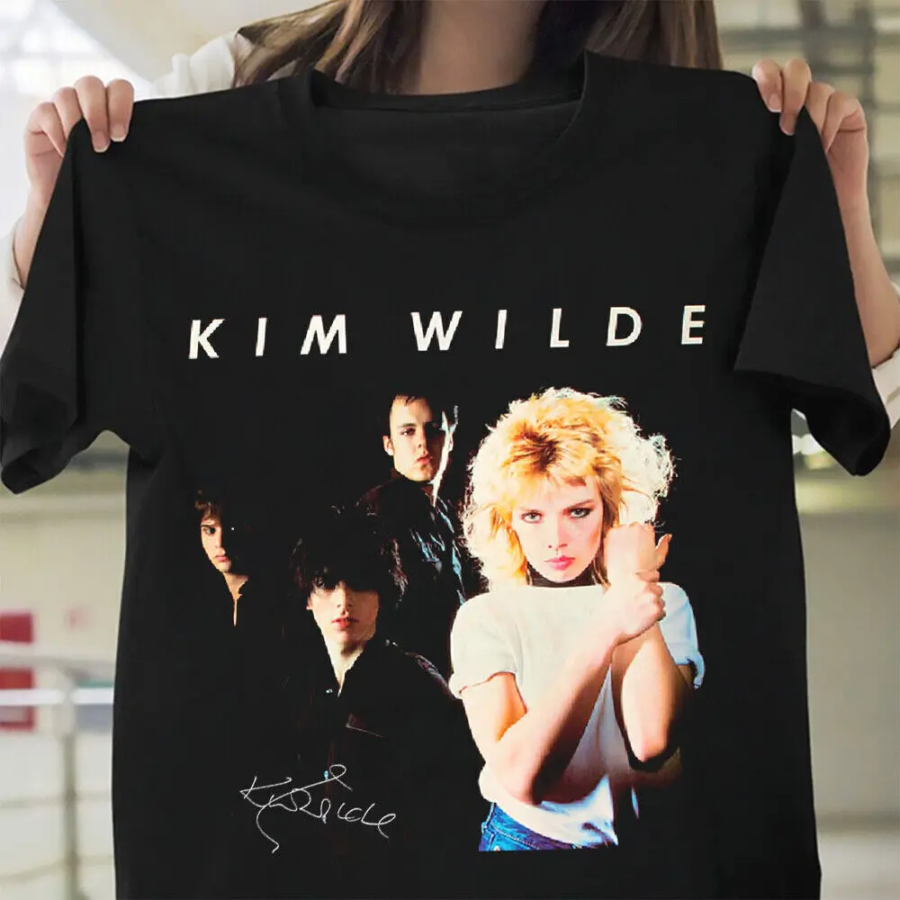 New Signature VTG Kim Wilde Shirt Classic Black Unisex Size S-5XL KE036 ...