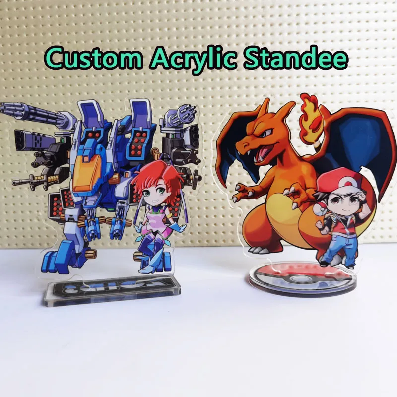 Big Szie Custom Anime Standee Figure Clear Acrylic Stand Genshin Impact ...