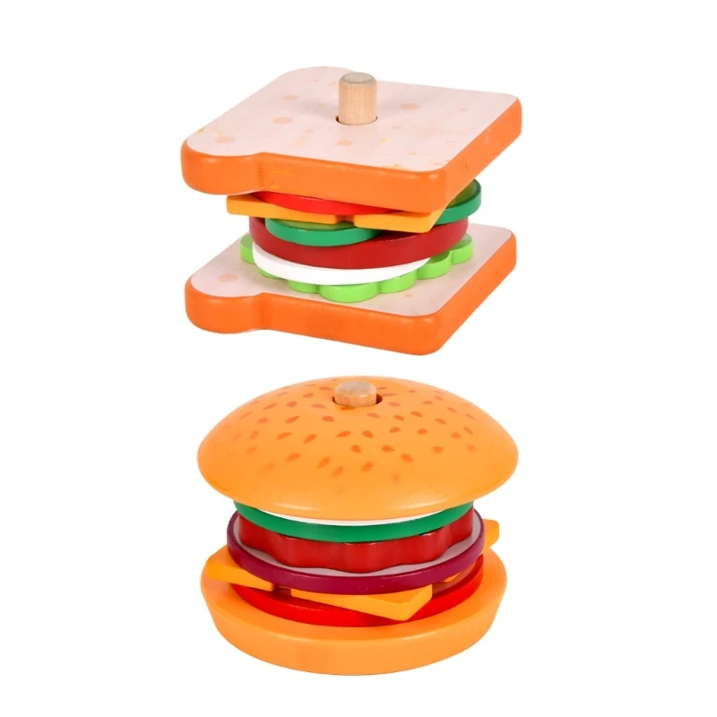 Stacking-Burger-Sandwich-Toy-for-Toddlers-Educational-Montessori ...