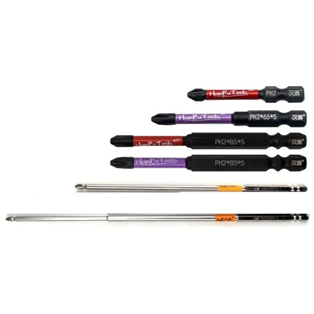 1Pc-Magnetic-Screwdriver-Bit-6-35mm-Hex-Shank-HRC61-Degree-Cross-Head ...