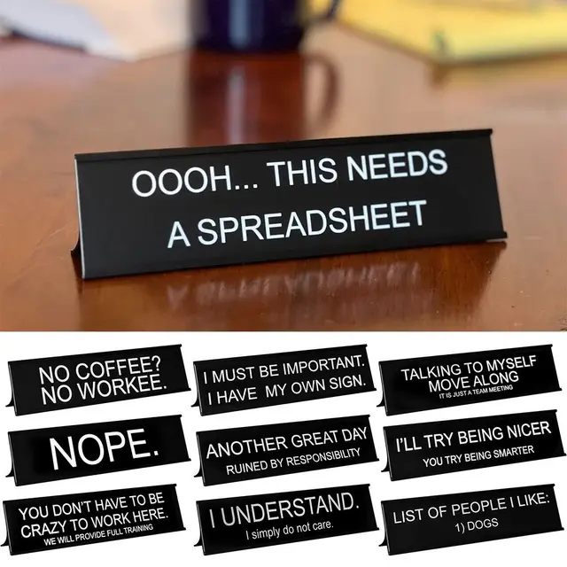 Funny Office Etiquette Signs