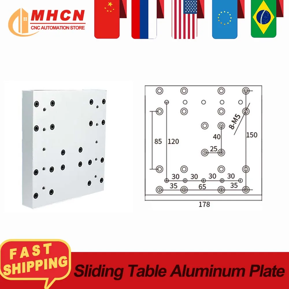 1PCS-Z-axis-Motion-Table-CNC-GX150-Sliding-Stage-Sliding-Table-Aluminum ...