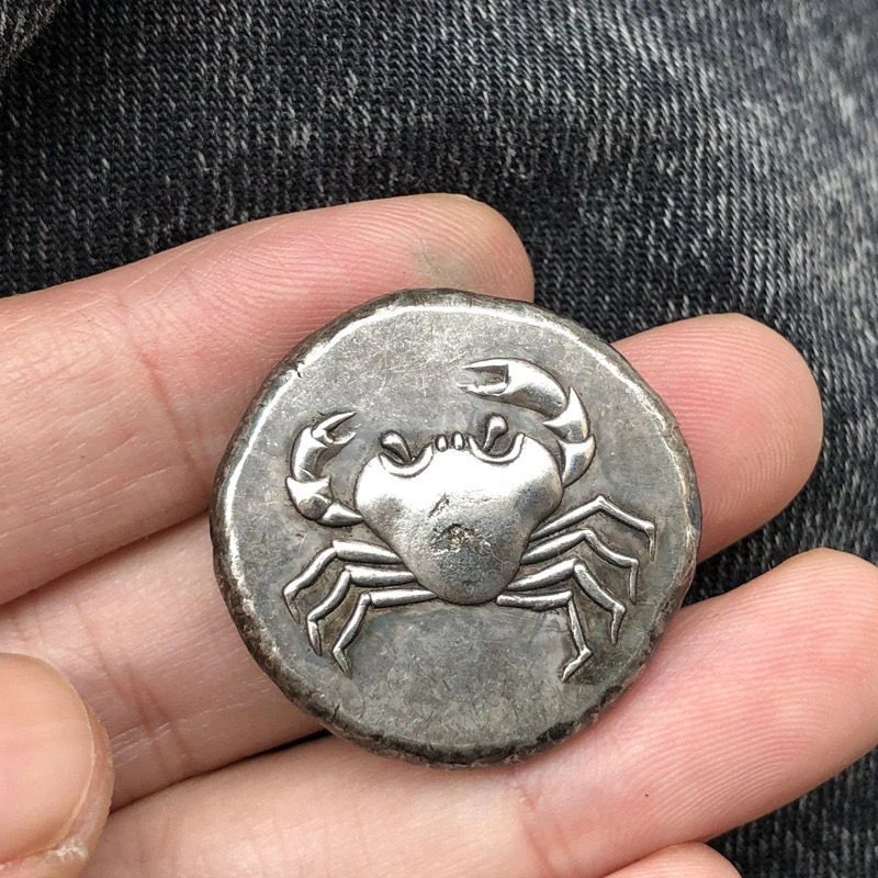 Ancient Greek Coins Agrigento Crab Coin 26mm Collection Replica - Non ...