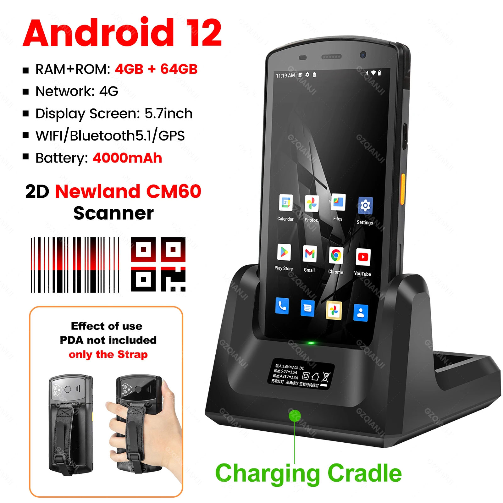 Android-12-PDA-4G-Handheld-Terminal-Device-1D-2D-Barcode-Scanner-Data ...