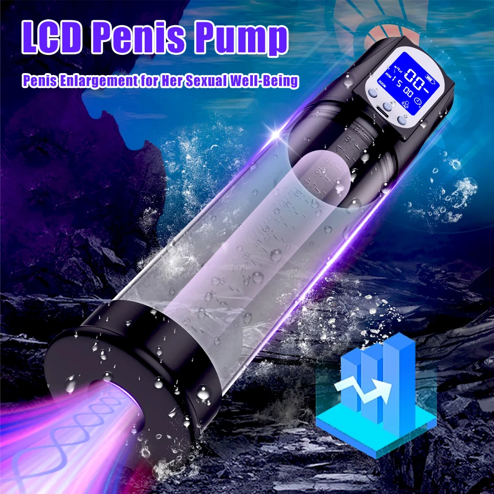 Electric-Penis-Vacuum-Pump-Enlargement-Extend-Pump-Enhanced-Penis-Male ...