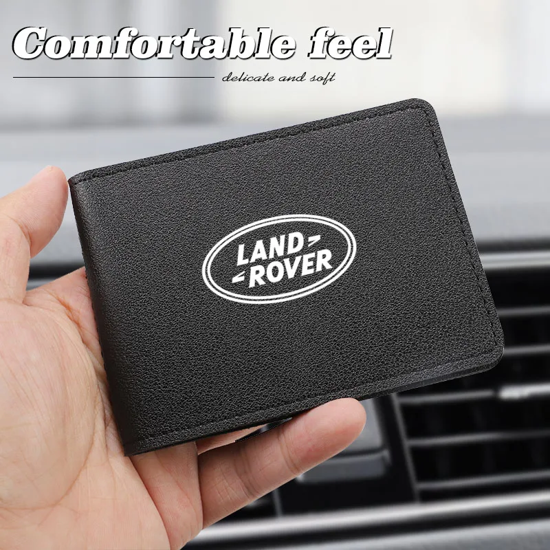 Ultra thin Car Driver License Cover Credit Card Holder For Land Rover ...