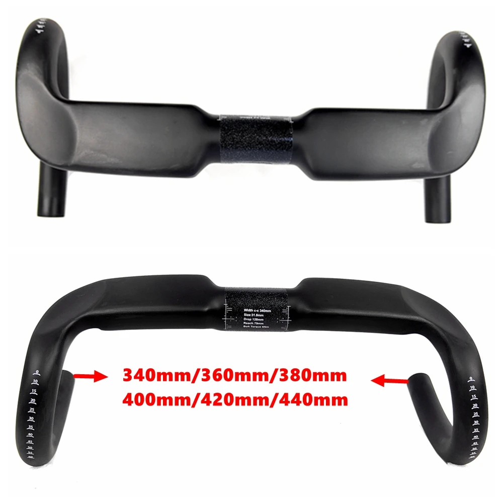 BIKEDOC-HB24-New-Model-Full-Carbon-Handlebar-Road-Bent-Bar-Track ...