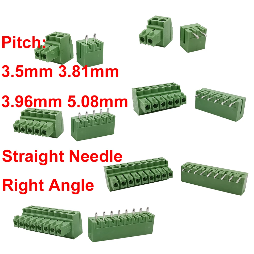 5Pairs 15EDG KF2EDG 3,5mm 3,81mm 3,96mm 5,08mm PCB Screw Terminal Block ...