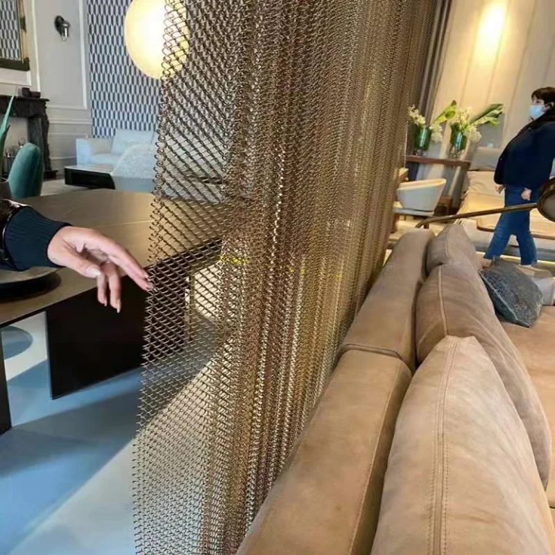 Professional-Architectural-Hanging-Coil-Drapery-Mesh-Curtain-for-Room ...