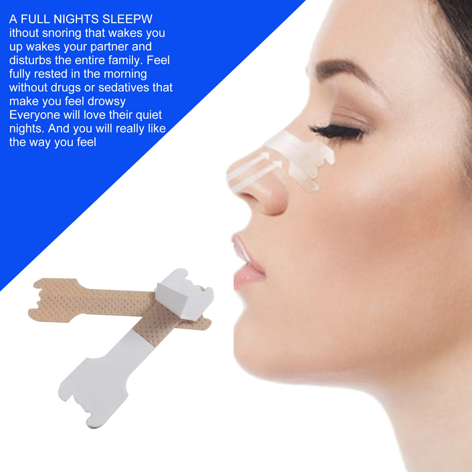 30pcs Ventilation Nasal Stickers Relieve Nasal Obstruction, Smooth ...