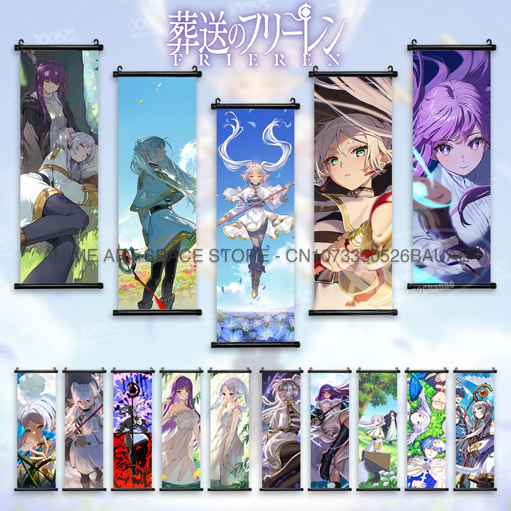 Frieren-Anime-Poster-Serie-Wall-Art-Eisen-Scroll-Pictures-Heiter-Home ...