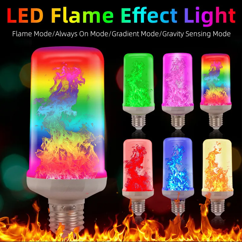 Candle Flickering Flame Effect Fire | Led Flame Effect Fire Light Lamp ...