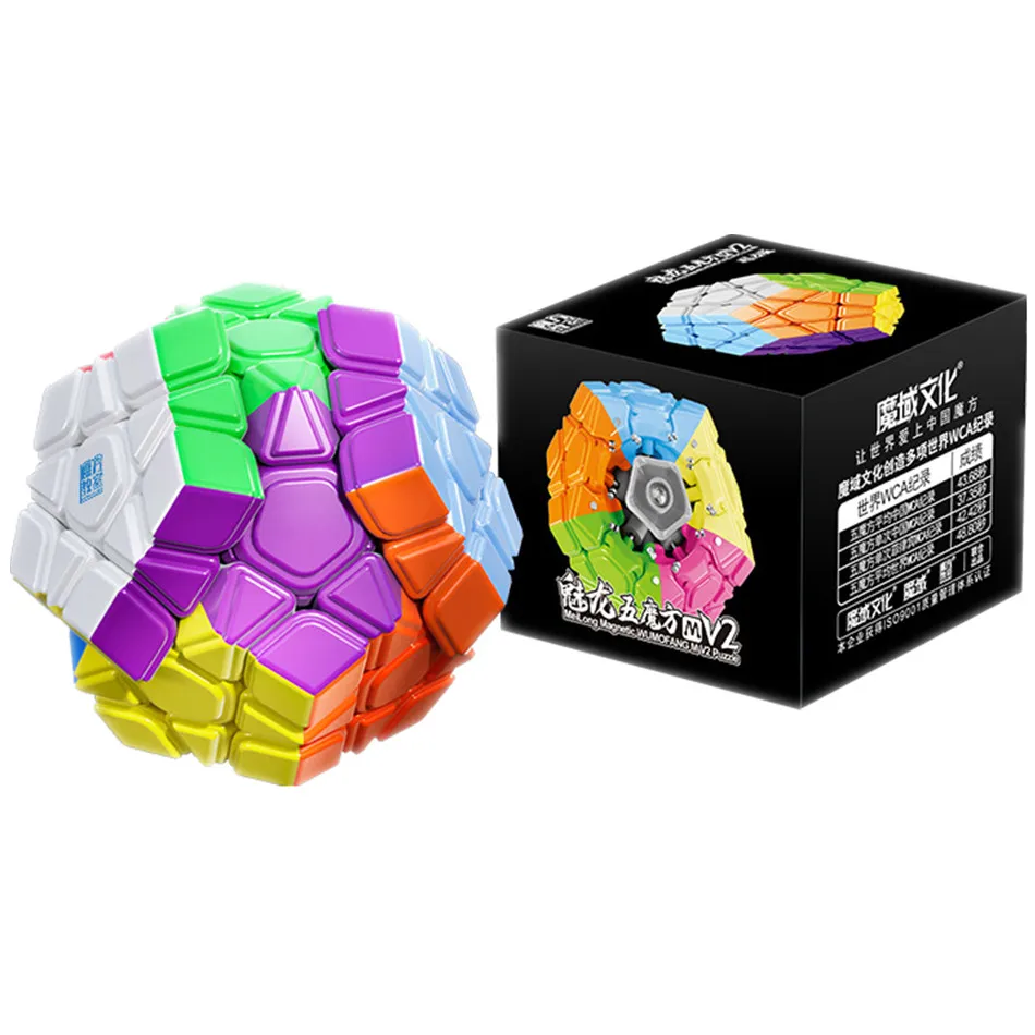 NEW MoYu Magnetic Megaminx V2 M 3x3 Megaminx Magic Cube Speed ...