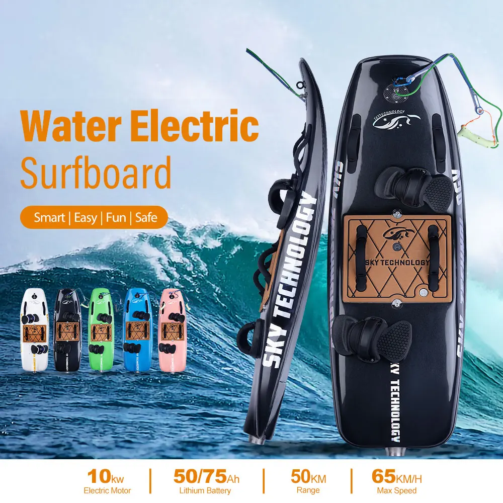 In Stock !! ANDRU 10kw Water Electric Surfboard for Adult High Speed ...