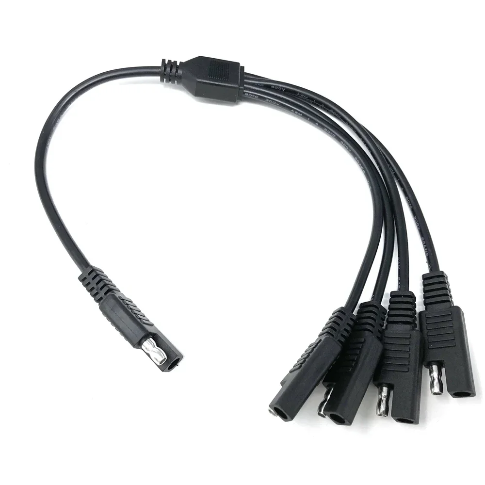 1-to-4-SAE-Power-Extension-Cable-Adapter-Connector-2-Pin-Quick-Connect ...