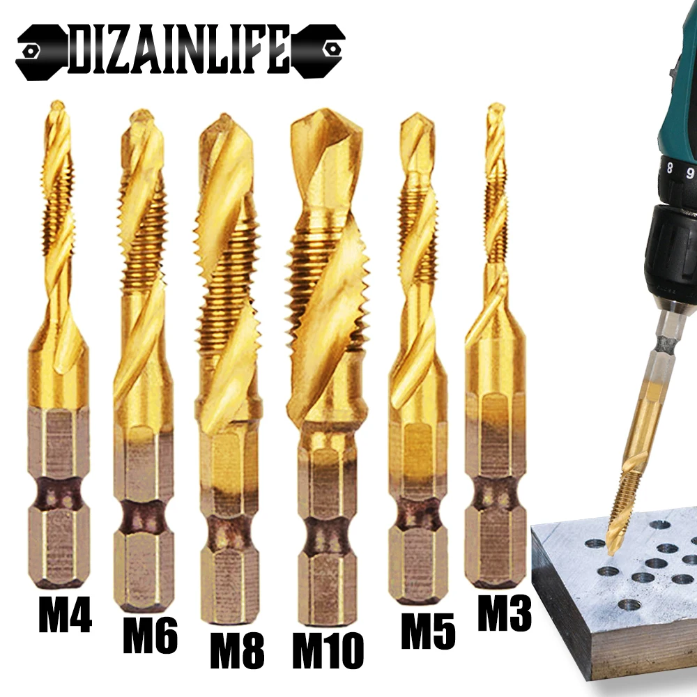 Titanium Thread Tap Drill | Thread Hand Tap Drill Set | Thread Tap ...