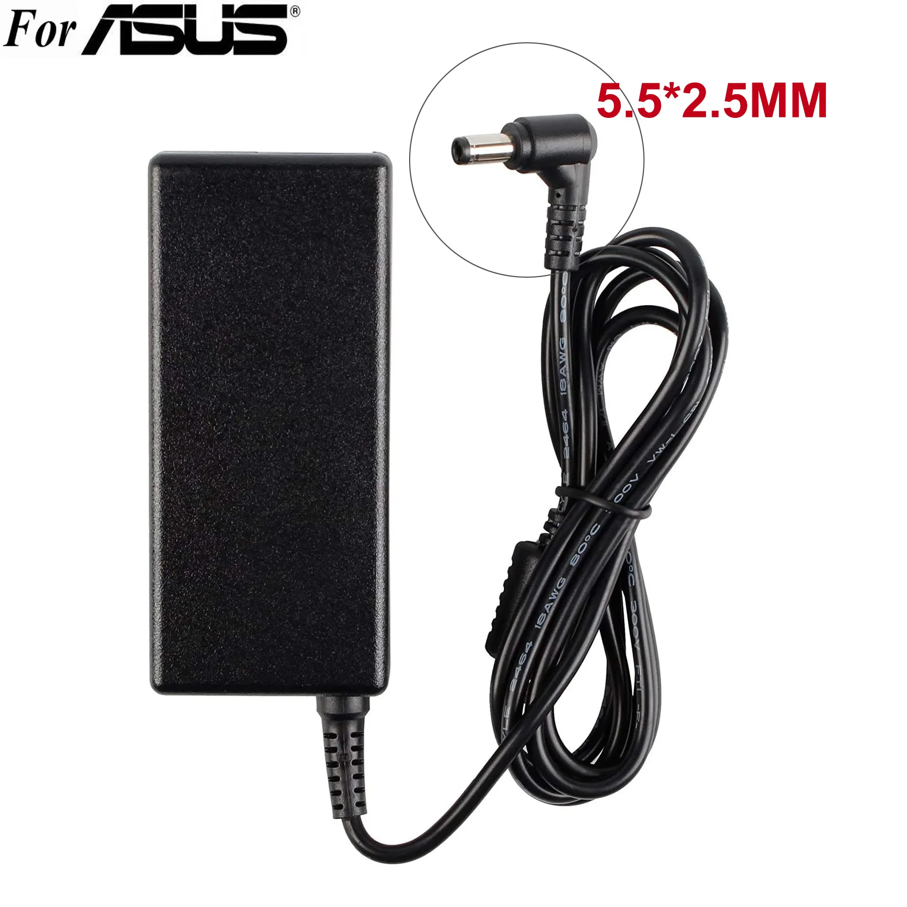 New-65W-AC-Adapter-For-Computer-Charger-Notebook-PC-Power-Cord-Supply ...