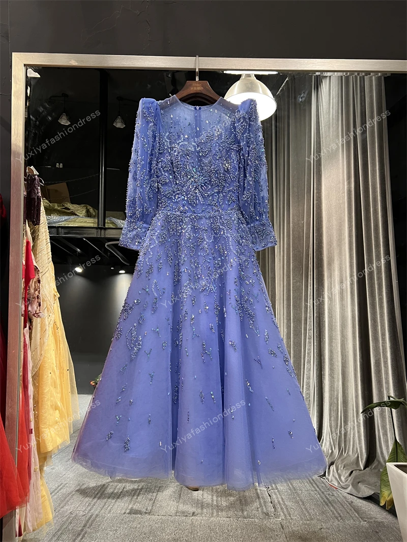 Blue Violet Color Dress