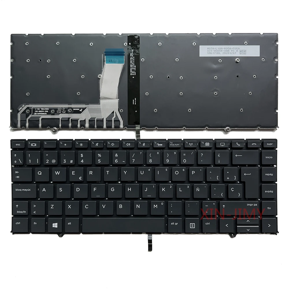 1050-G1-US-Spanish-Backlit-Keyboard-For-HP-EliteBook-1050-G1-ZBook ...
