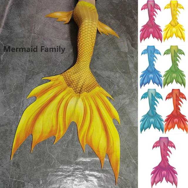 Yellow Mermaid Tails