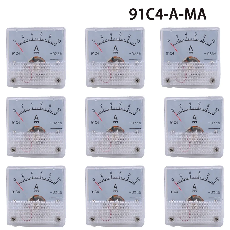 91C4-A DC Pointer type Ammeter 1A 2A 3A 5A 10A 15A 30A 50A 75A 100A ...
