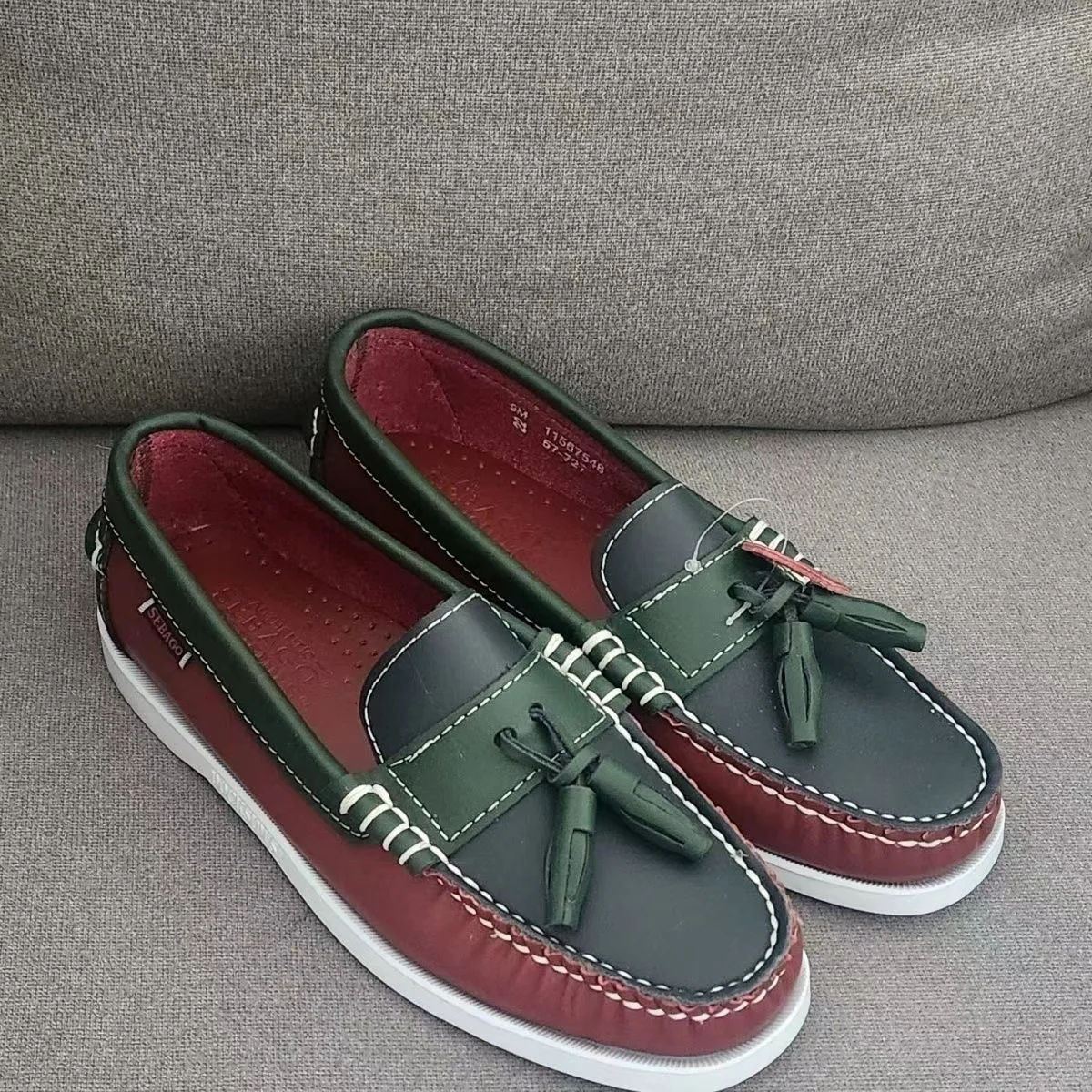 Sebago-Men-Homme-Authentic-Docksides-Shoes-Premium-Leather-Moc-Toe-Boat ...