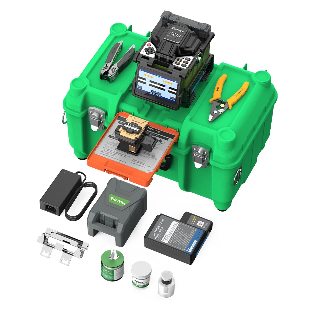 FTTH Fiber Fusion Splicer KomShine FX39 6s Splice. 6 Motors Trunk ...