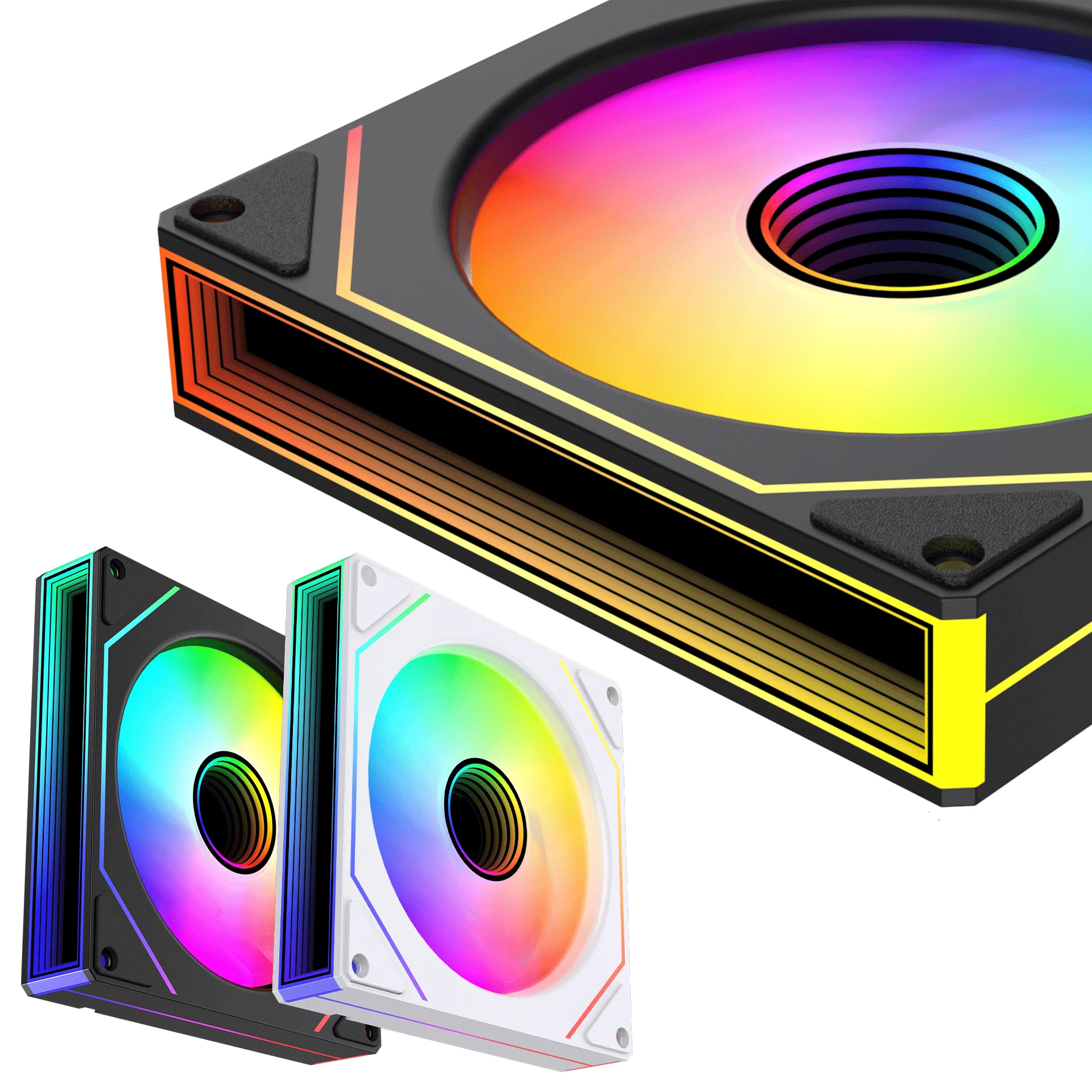 PRISM-7-PRO-Computer-Chassis-Fan-120mm-ARGB-4-Pin-PWM-Quiet-Cooling-Fan ...