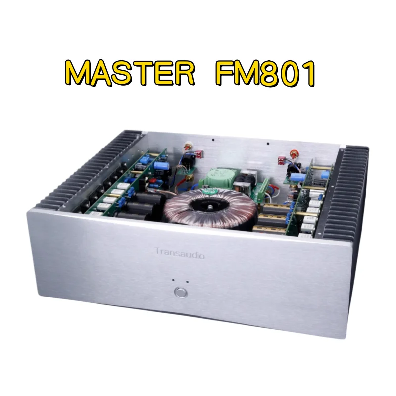 마스터 FM801 라인 듀얼 채널 후면 스테이지 500W * 2 4Ω, 온 튜브 킹 MJL4281 28 개 세트, 2N3440 ...