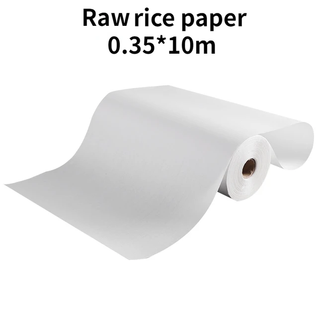 Long Rolling Thicken Rice Paper Raw Half-ripe Xuan paper Calligraphy ...