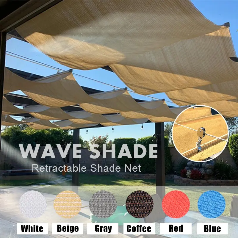 Wave-Retractable-Sunshade-Net-Telescopic-Awning-Outdoor-Sun-Shading ...