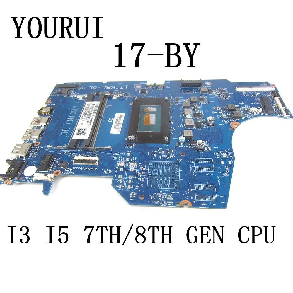 For-HP-17-BY-17T-BY-SERIES-Laptop-Motherboard-with-I3-I5-7th-8th-Gen ...