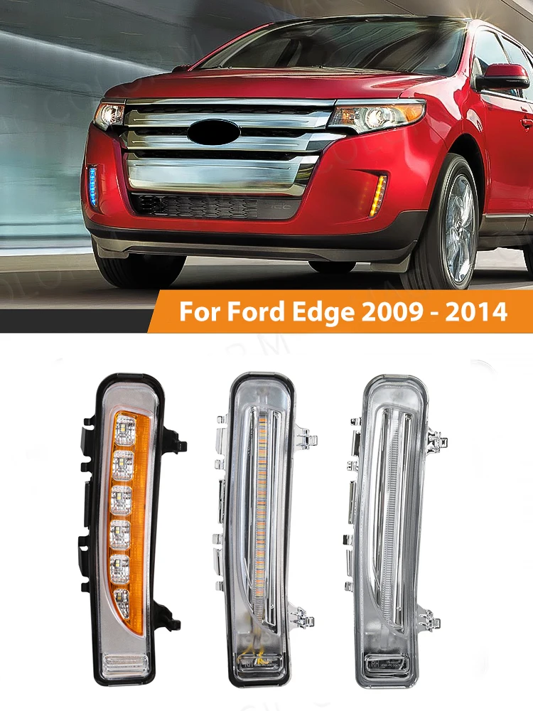 DRL-For-Ford-Edge-Everest-2011-2012-2013-2014-LED-Daytime-Running ...
