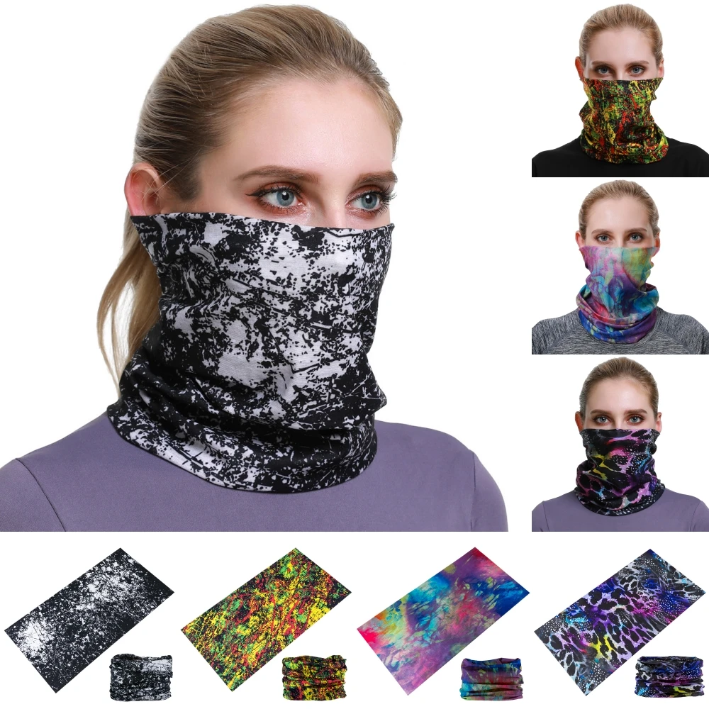 Multifunctional Magic Seamless Bandanas For Woman Man Sports Face Mask ...