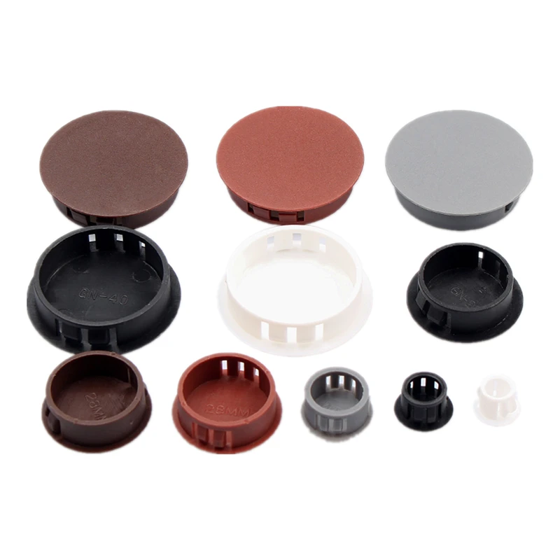Plastic Hole Plug Cover Dust Caps Flat Head Reserved Hole Panel for ...