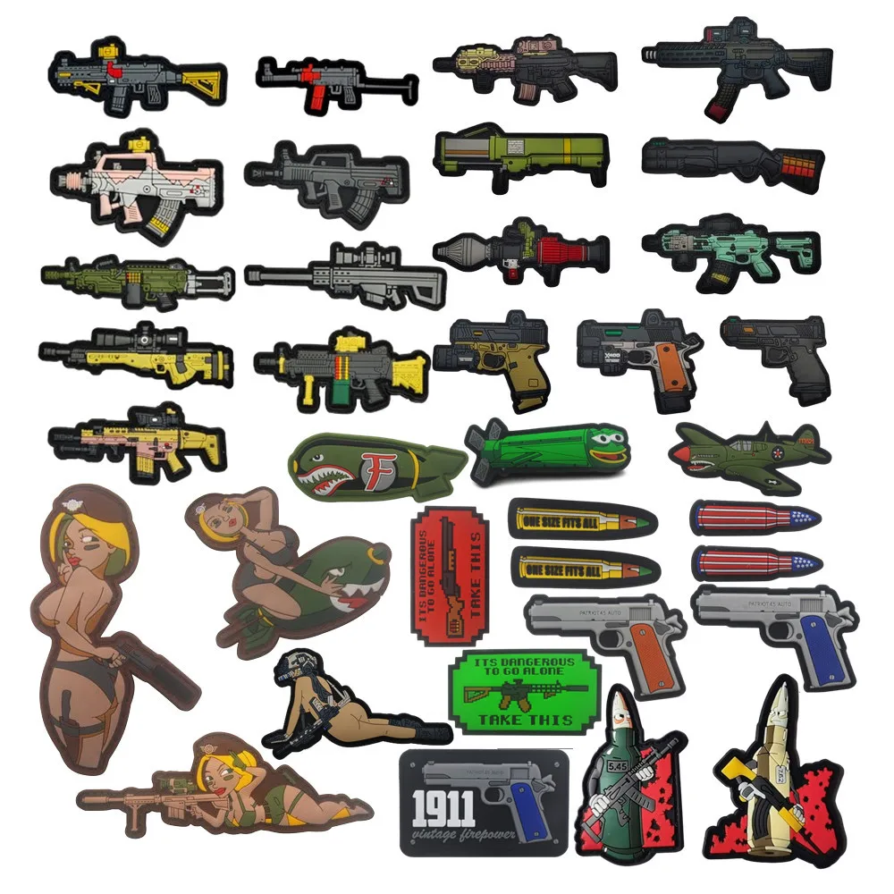 Sniper-GUNS-Badges-Hook-PVC-Patches-Patch-Accessories-for-Backpacks ...
