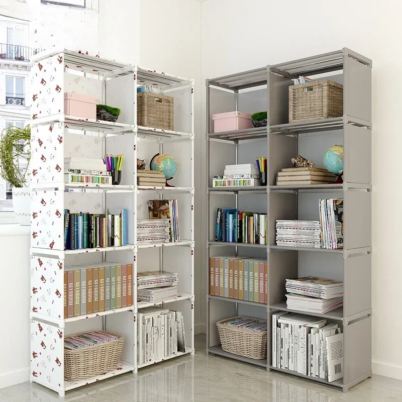 Simple-Bookshelf-Multi-layer-Easy-Assembly-Bookcase-Easy-Assembly-Book ...