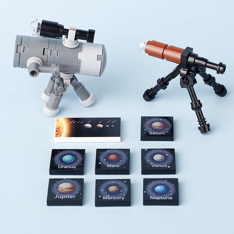 MOC-Telescope-Building-Blocks-Star-Planet-Galaxy-Jupiter-Mercury-Photo ...