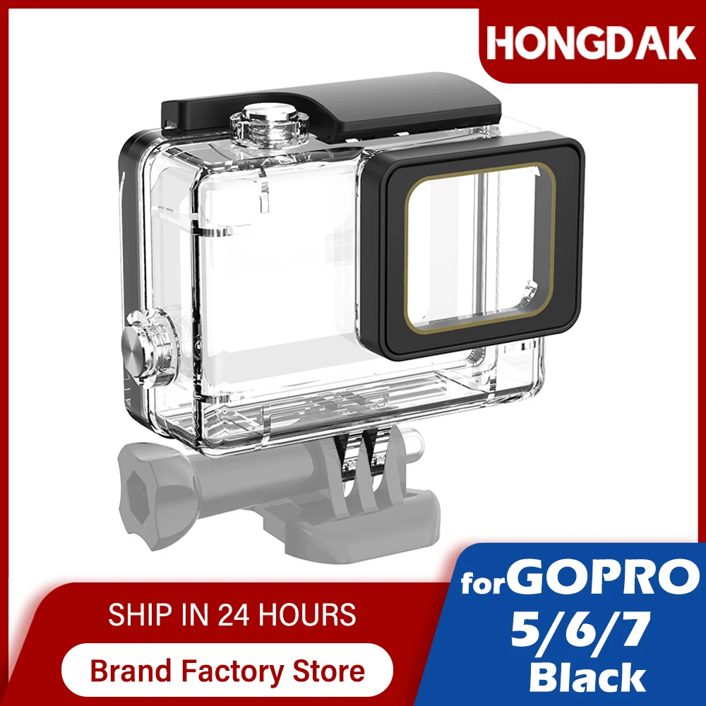 HONGDAK-for-GoPro-7-5-6-Black-Waterproof-Case-Underwater-Diving ...