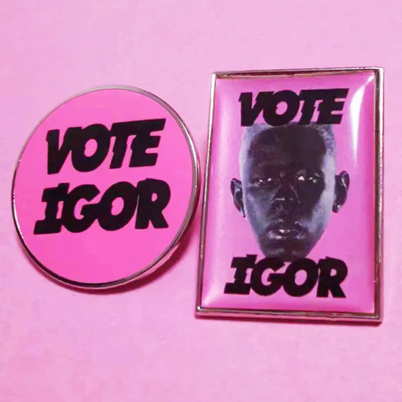 Tyler the Creator Vote Igor Album Music Brooches Enamel Pin Brooch ...