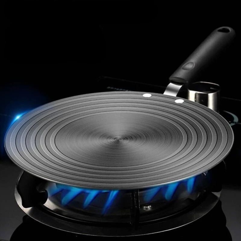 With-Handle-Heat-Conduction-Plate-Gas-Stove-Bottom-Anti-burning-Black ...