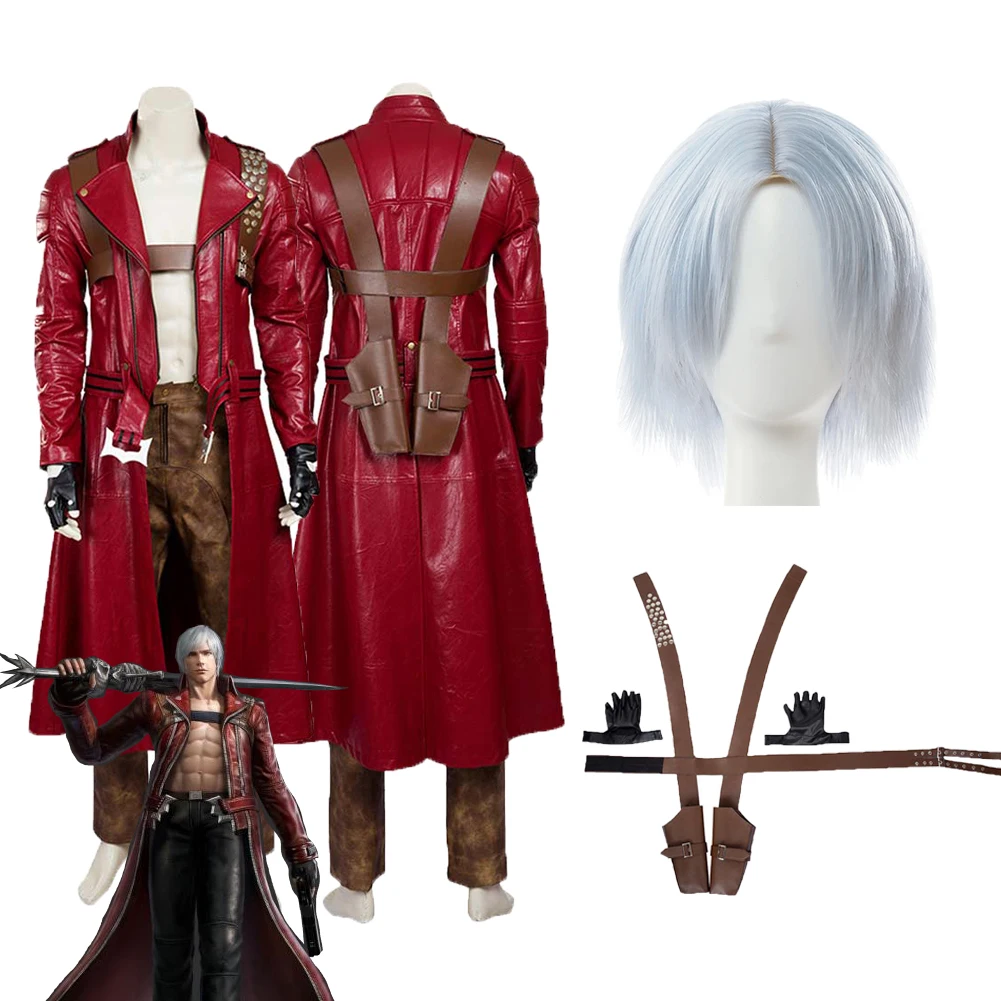 Game-DMC-Cos-Dante-Cosplay-Costume-Outfits-Red-Coat-Gloves-Wig ...