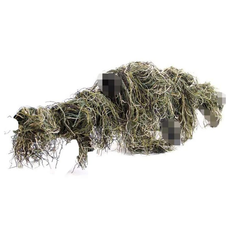 Grass Type Hunting Rifle Wrap Rope Ghillie Suits Gun Stuff Cover For ...